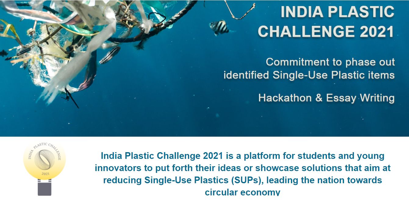 India Plastic Challenge invites ideas to eliminate single use plastics