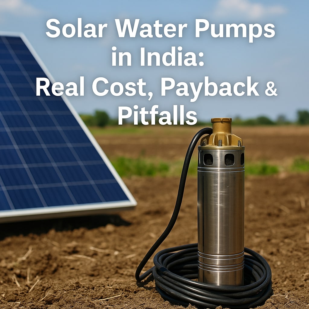 Solar Water Pumps in India: Real Cost, Payback & Pitfalls